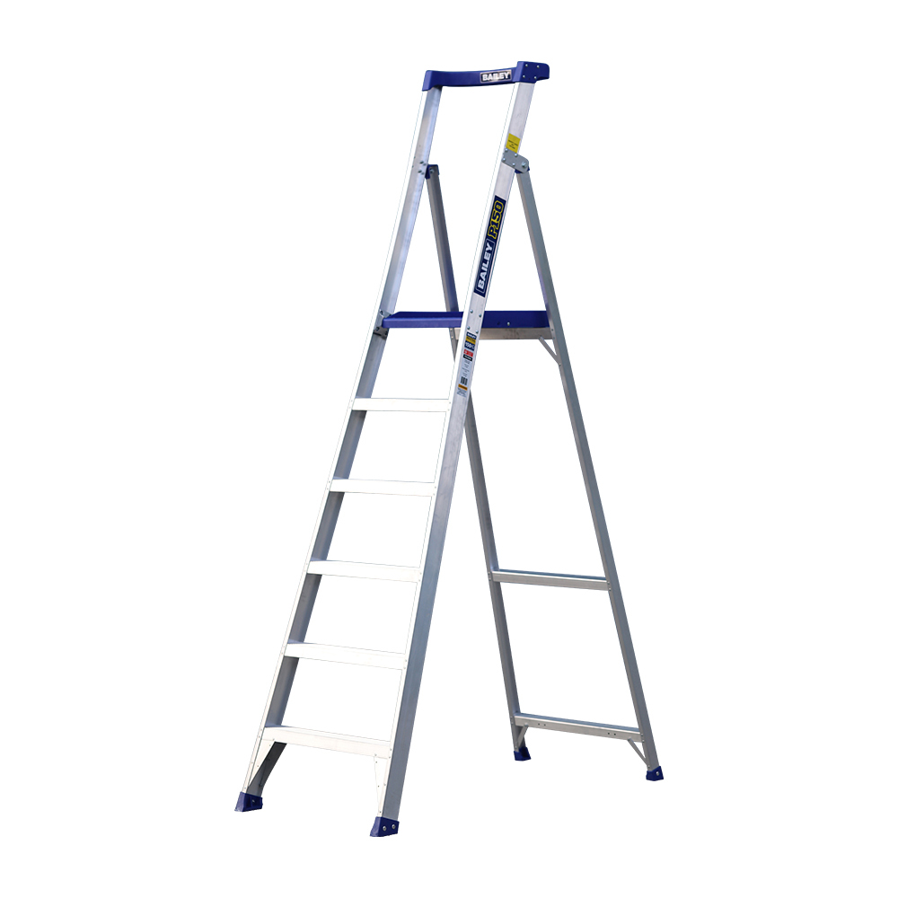 Bailey 150kg Rated 6 Step Platform Ladder 1.8m - JOB Station