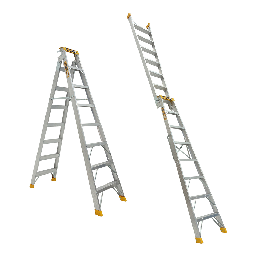 Heavy duty aluminium ladder store