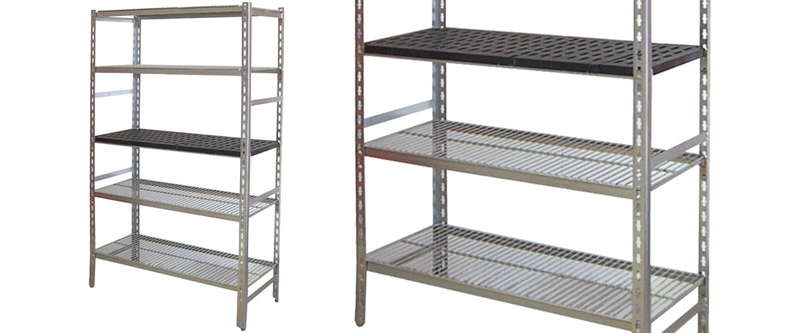 Shelving Systems - Longspan - Mantova - Chrome Wire | Reflex Equip Sydney