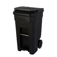 Wheelie Bin Flap Lid General Waste Lid Suits 240L Bins - Red