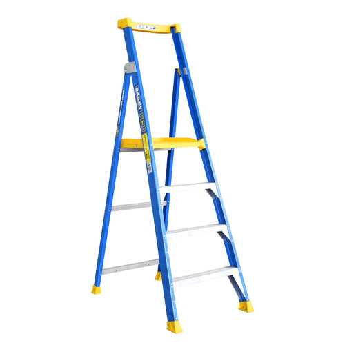 Bailey 150kg Rated 4 Step Platform Ladder 1.2m - JOB Station