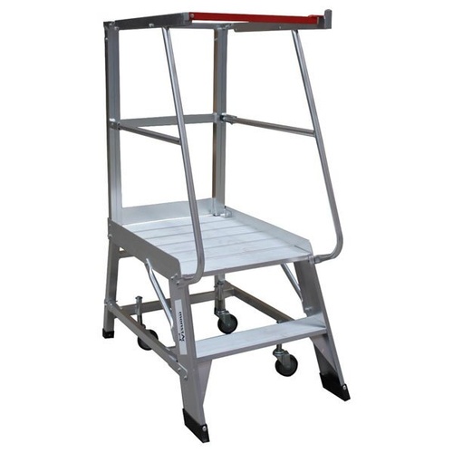 4 Steps Monstar Ladder 150kg Rated Order Picker Aluminium Ladder - 1.1m